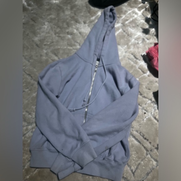 Brandy Melville | Other | Blue Brandy Zip Up | Poshmark